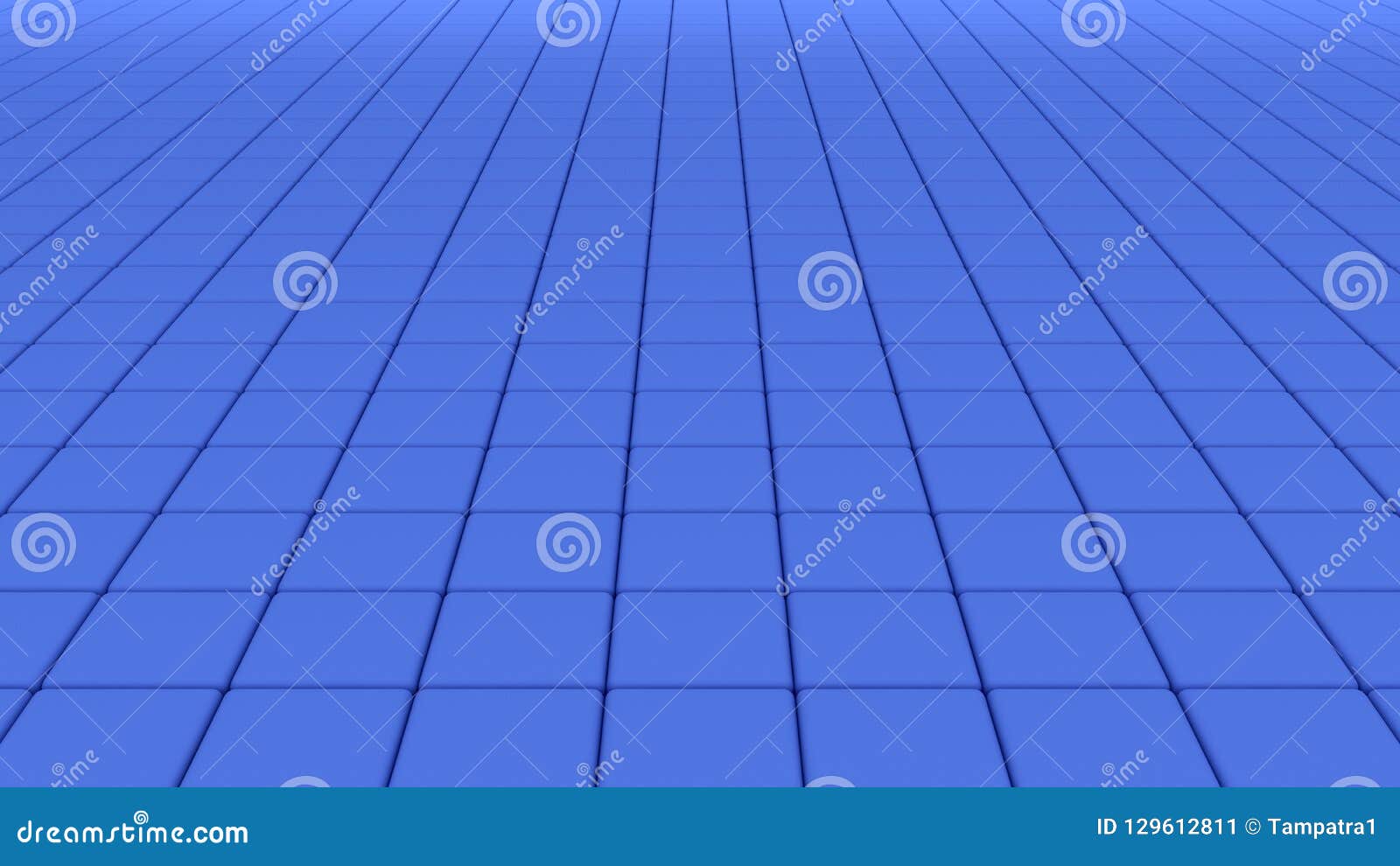 Blue Tile Flooring, Architecture Pattern Texture Background, 3d Stock ...