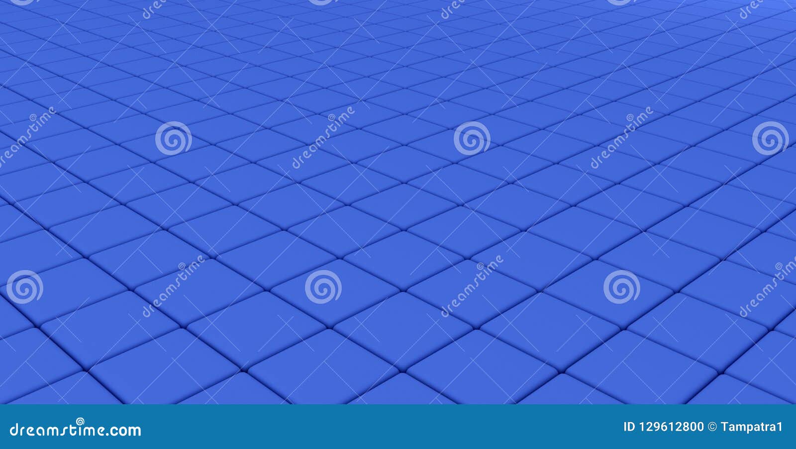 Blue Tile Flooring, Architecture Pattern Texture Background, 3d Stock ...