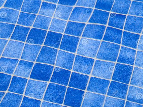 Blue Tile Pattern in Swimming Pool Stock Image - Image of pool ...