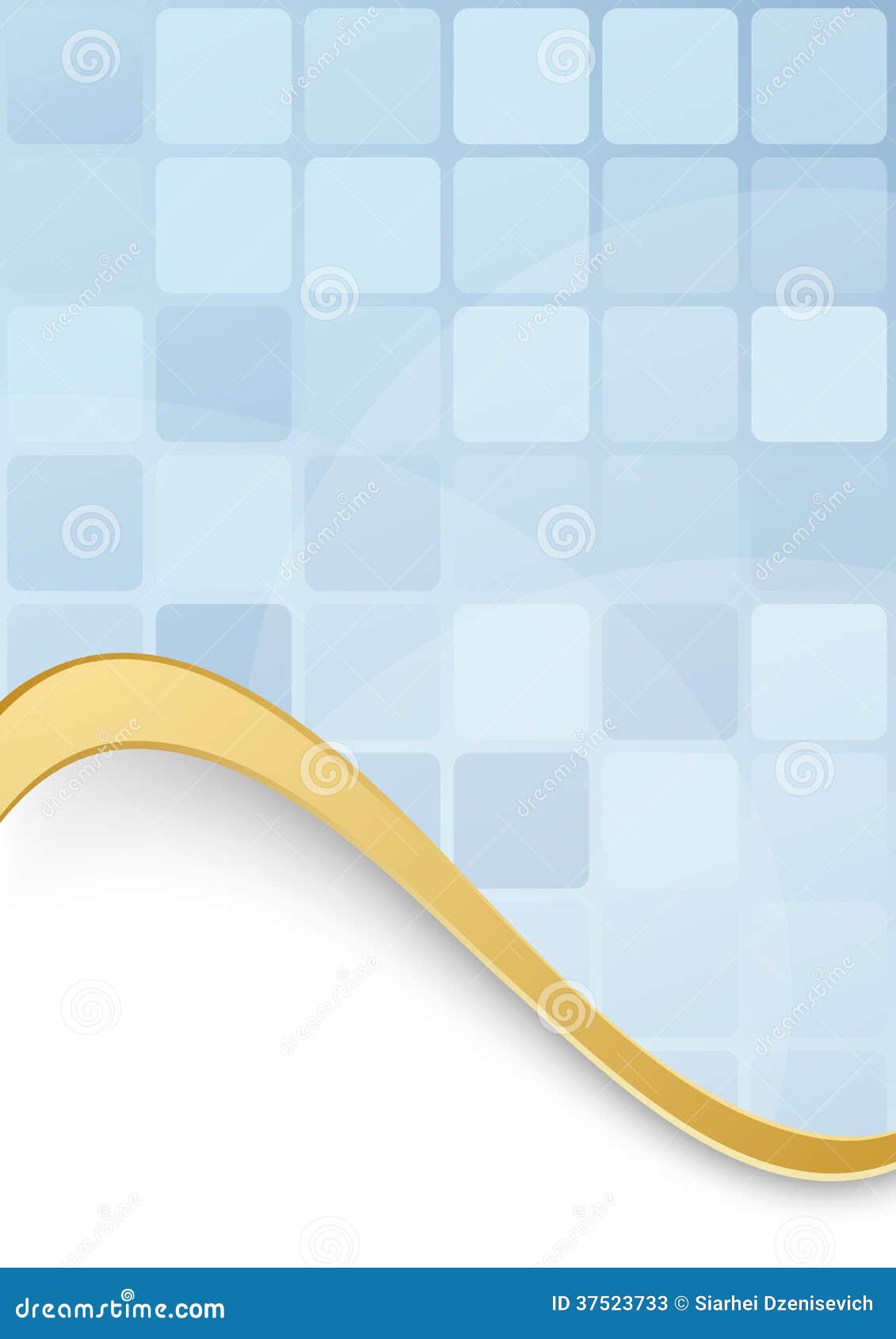 Blue Tiles - Abstract Modern Folder Template Stock Vector ...