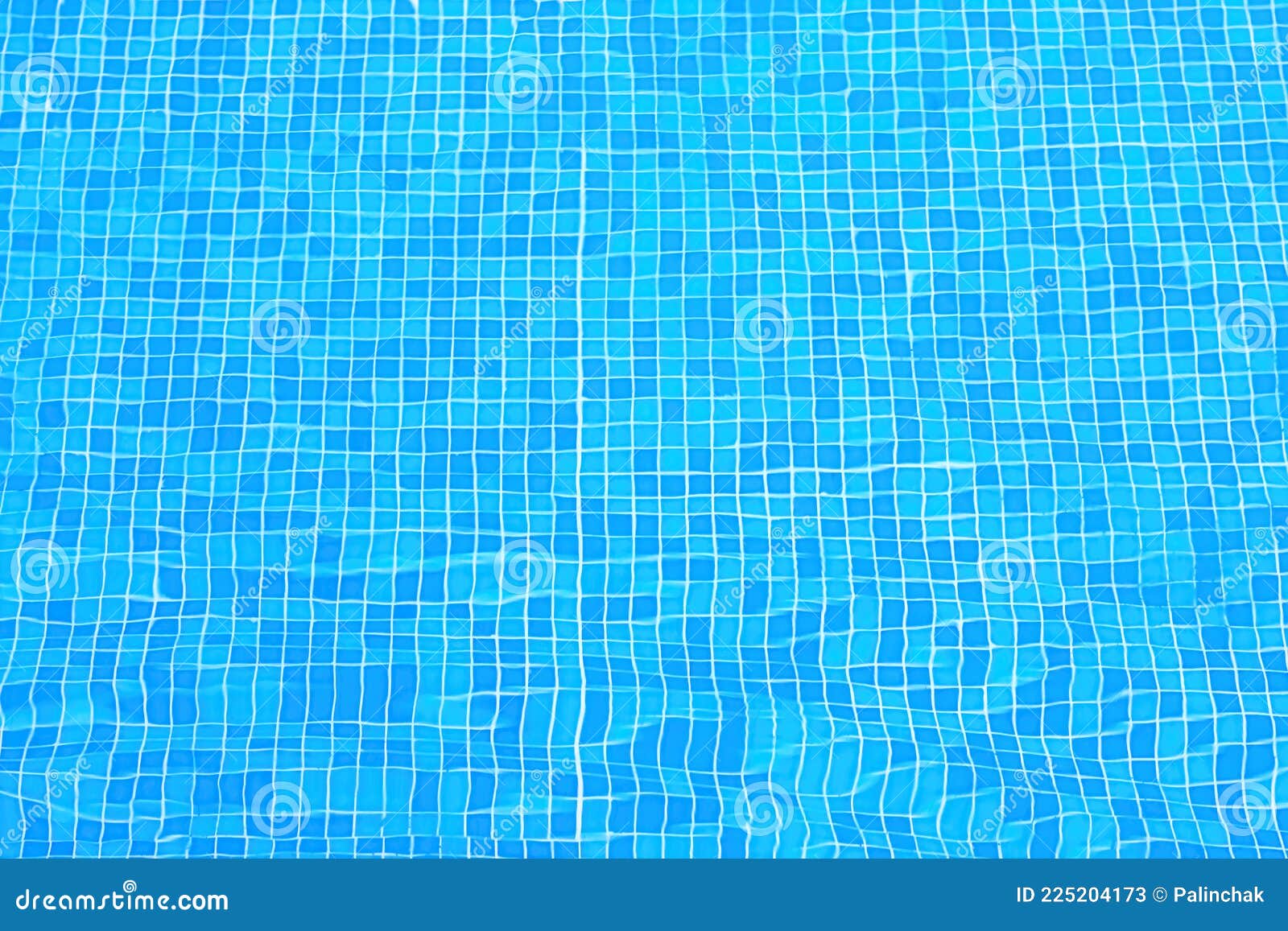 Blue Tiles on the Bottom of the Pool Stock Image - Image of resort ...