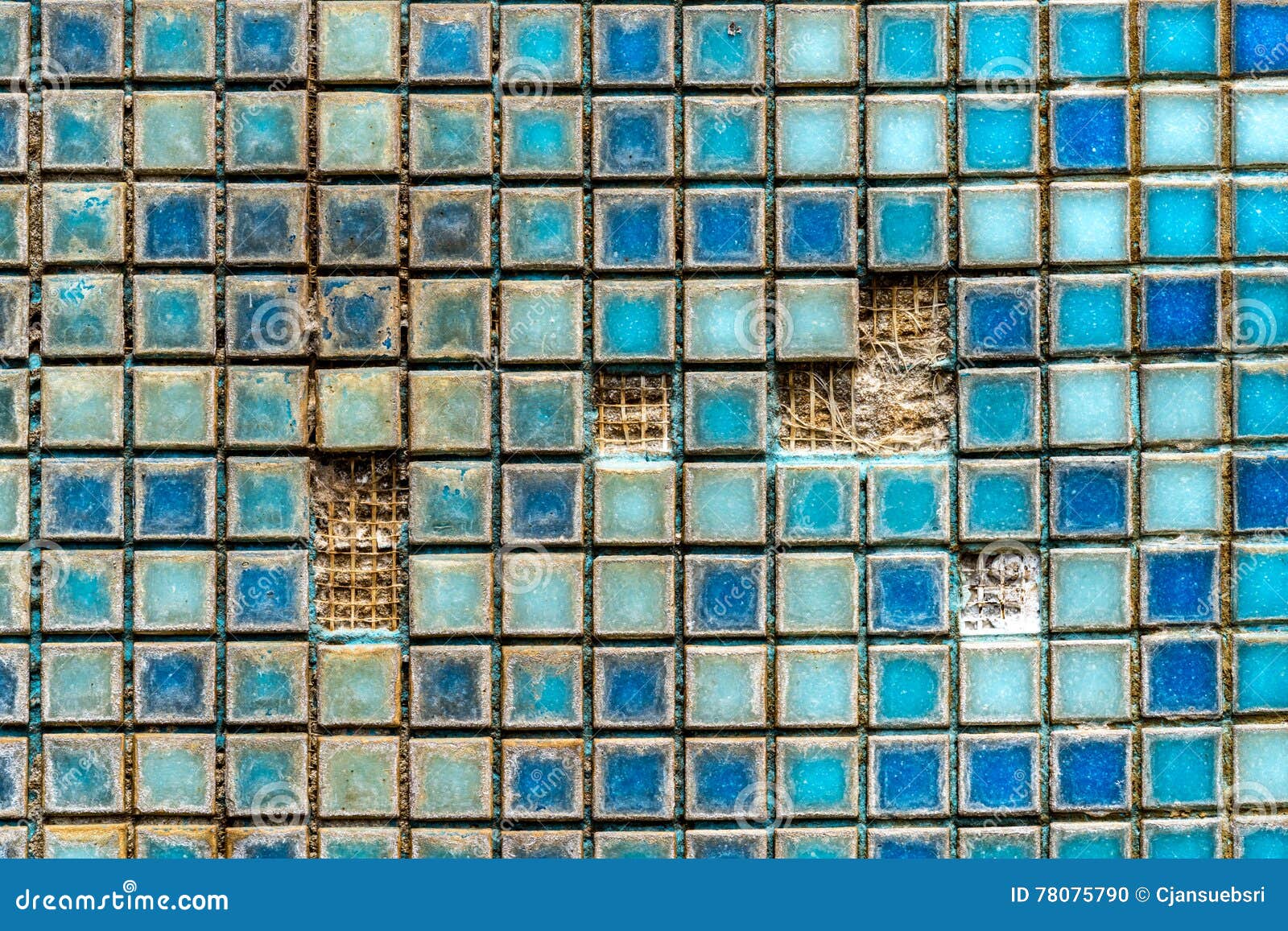 Blue Tiles pattern stock photo. Image of handmade, floor - 78075790