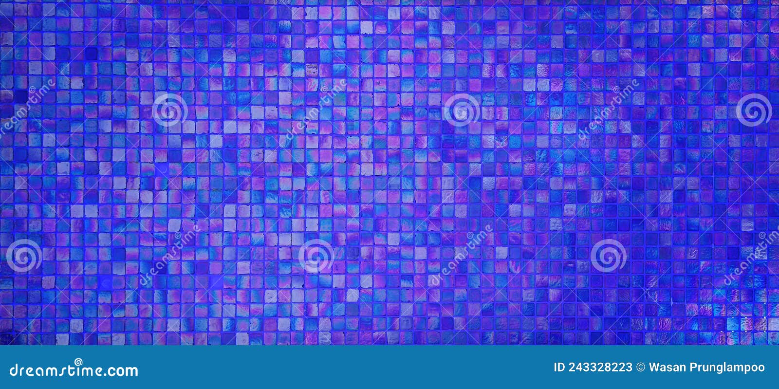 Blue Tiles Pattern Square Texture Background Stock Illustration ...