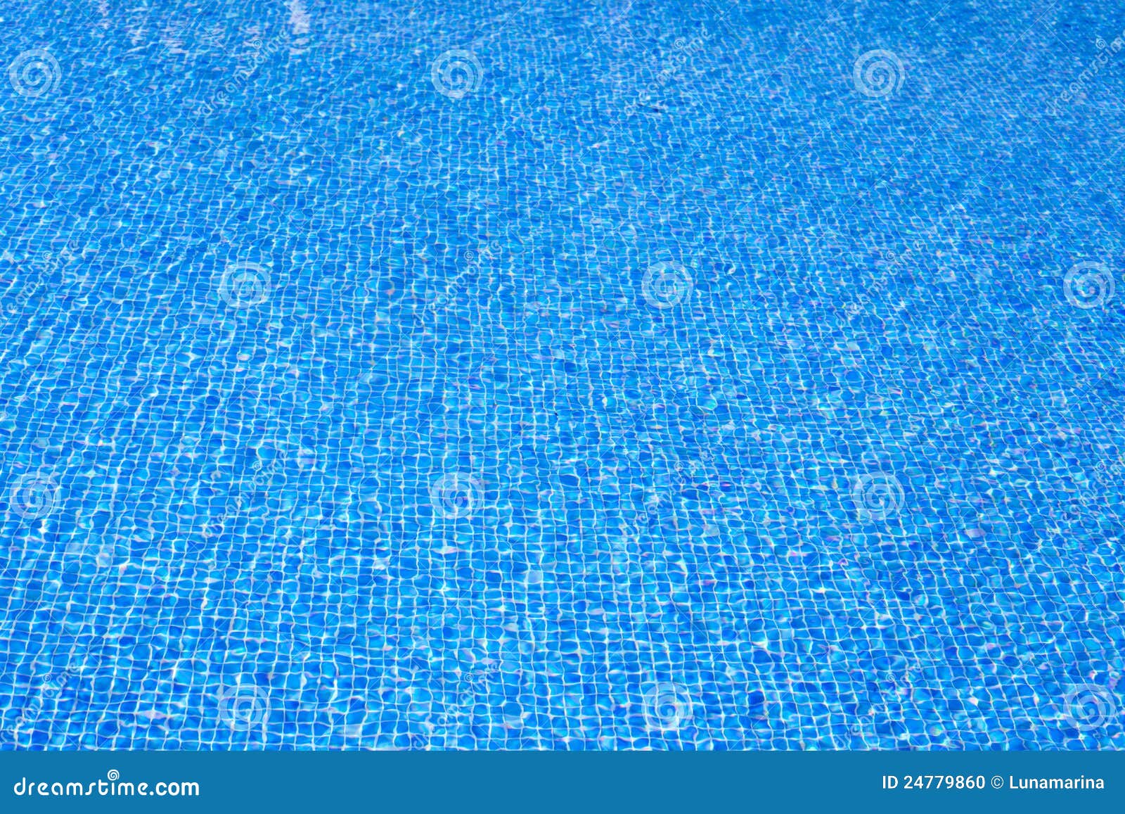 Blue Tiles Pool Water Texture on Summer Day Stock Photo - Image of ...