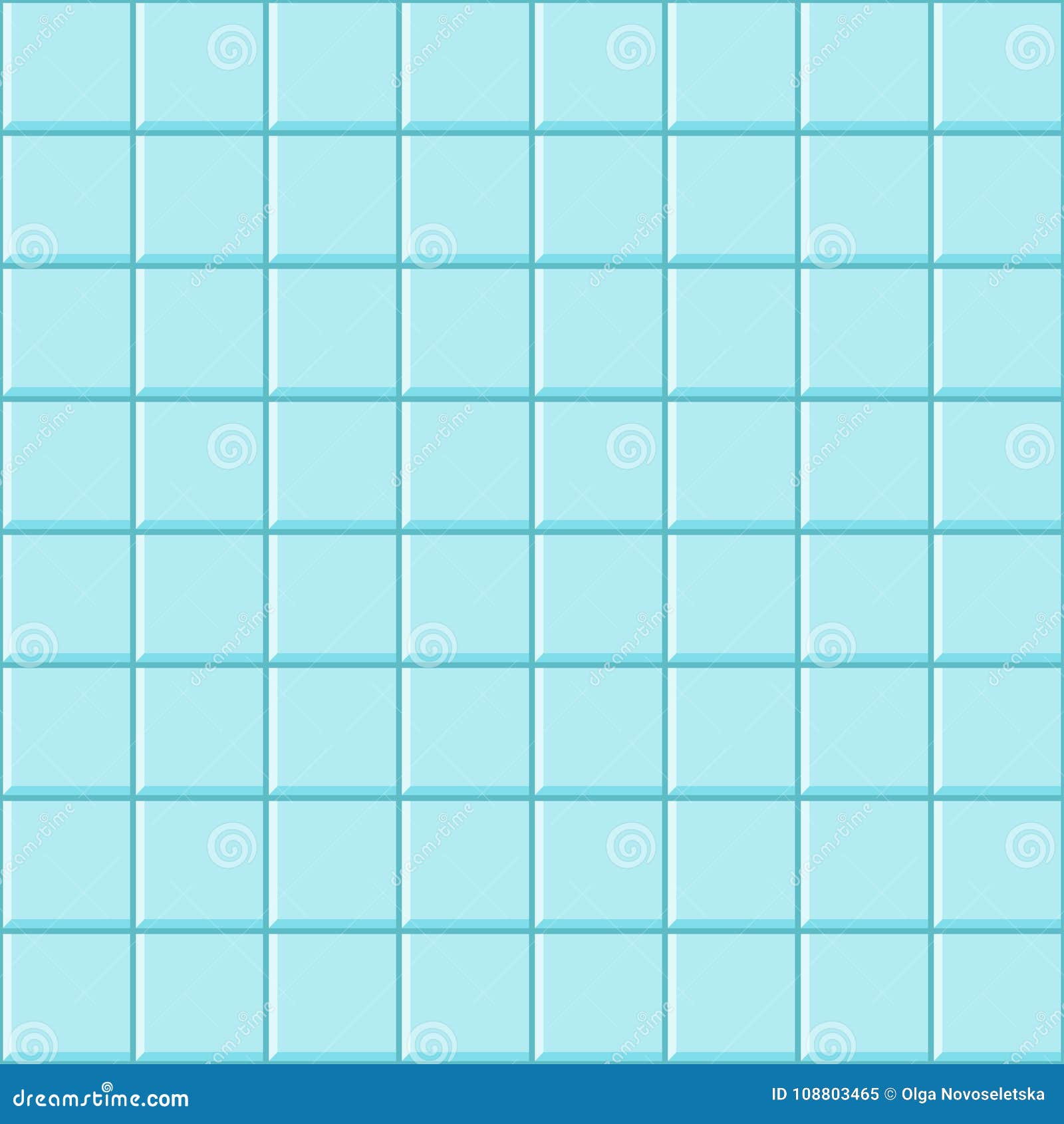 Blue Tiles Seamless Pattern Stock Vector - Illustration of classic ...