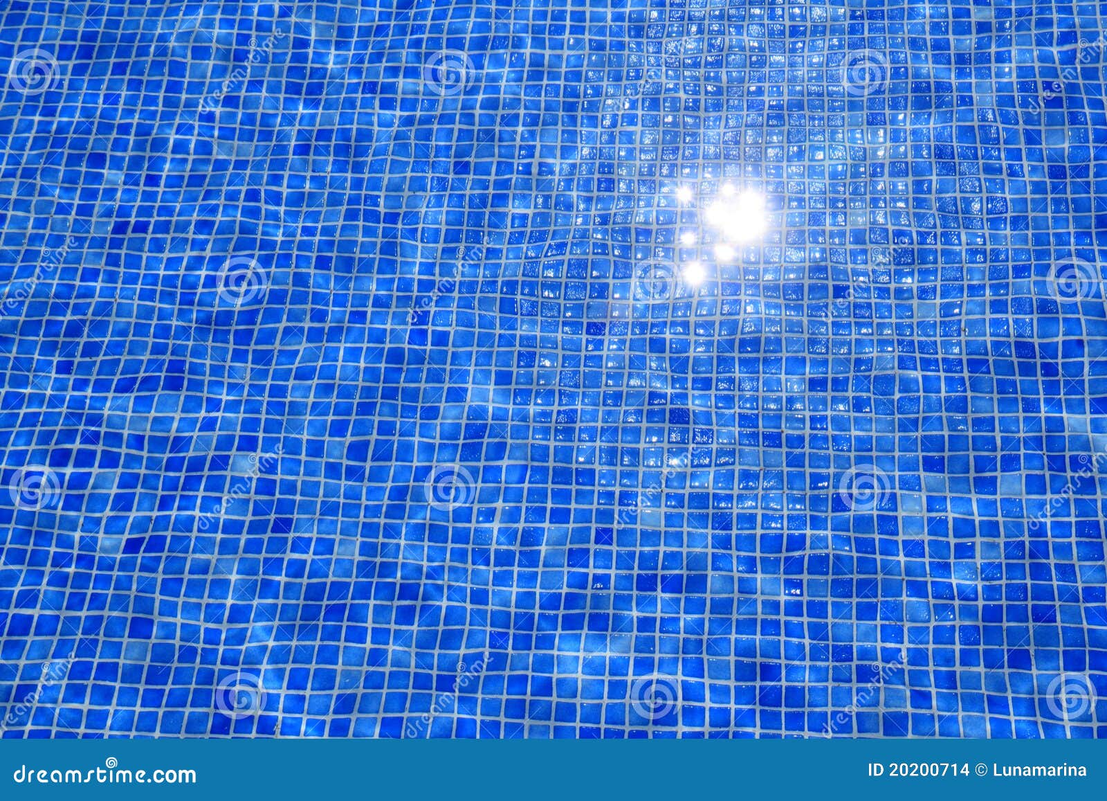 Blue Tiles Swimming Pool Water Stock Photo - Image of ripple, cold ...