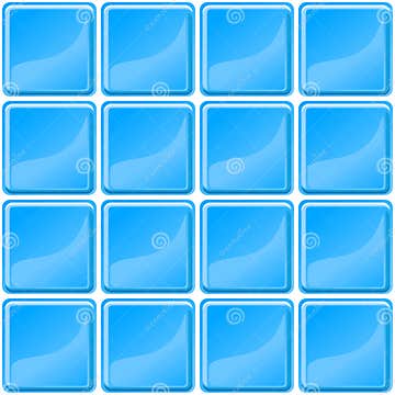 Blue Tiles Texture Seamless Illustration Stock Vector - Illustration of ...