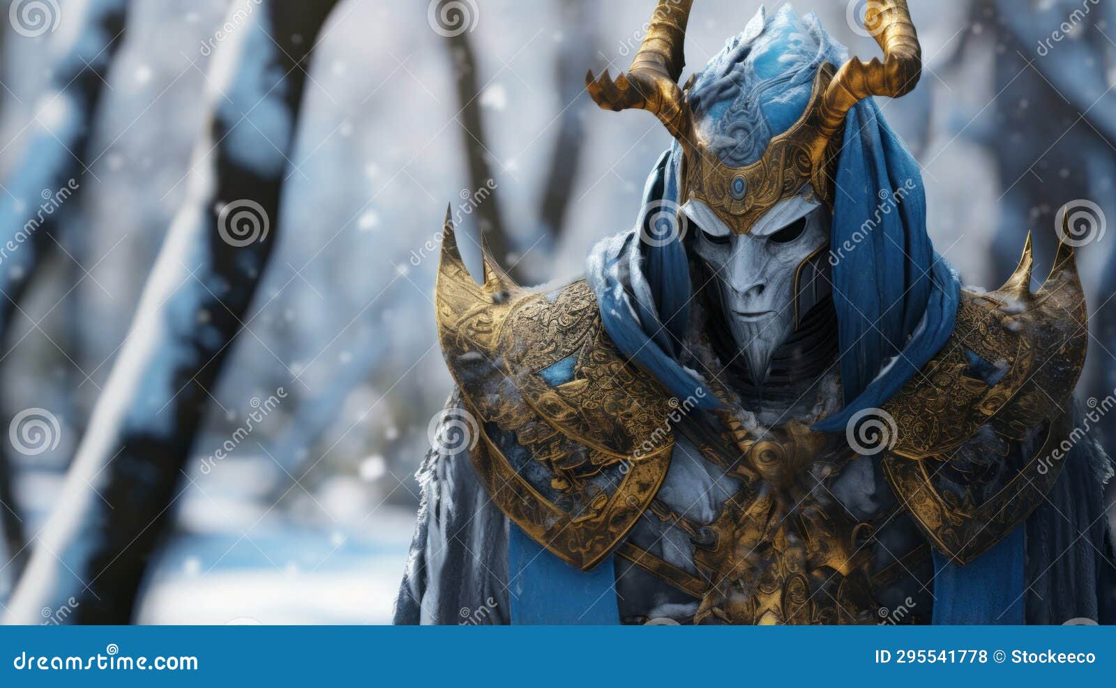 Blue-tinted Saint in Unreal Engine 5: a Stunning Fusion of Art and ...