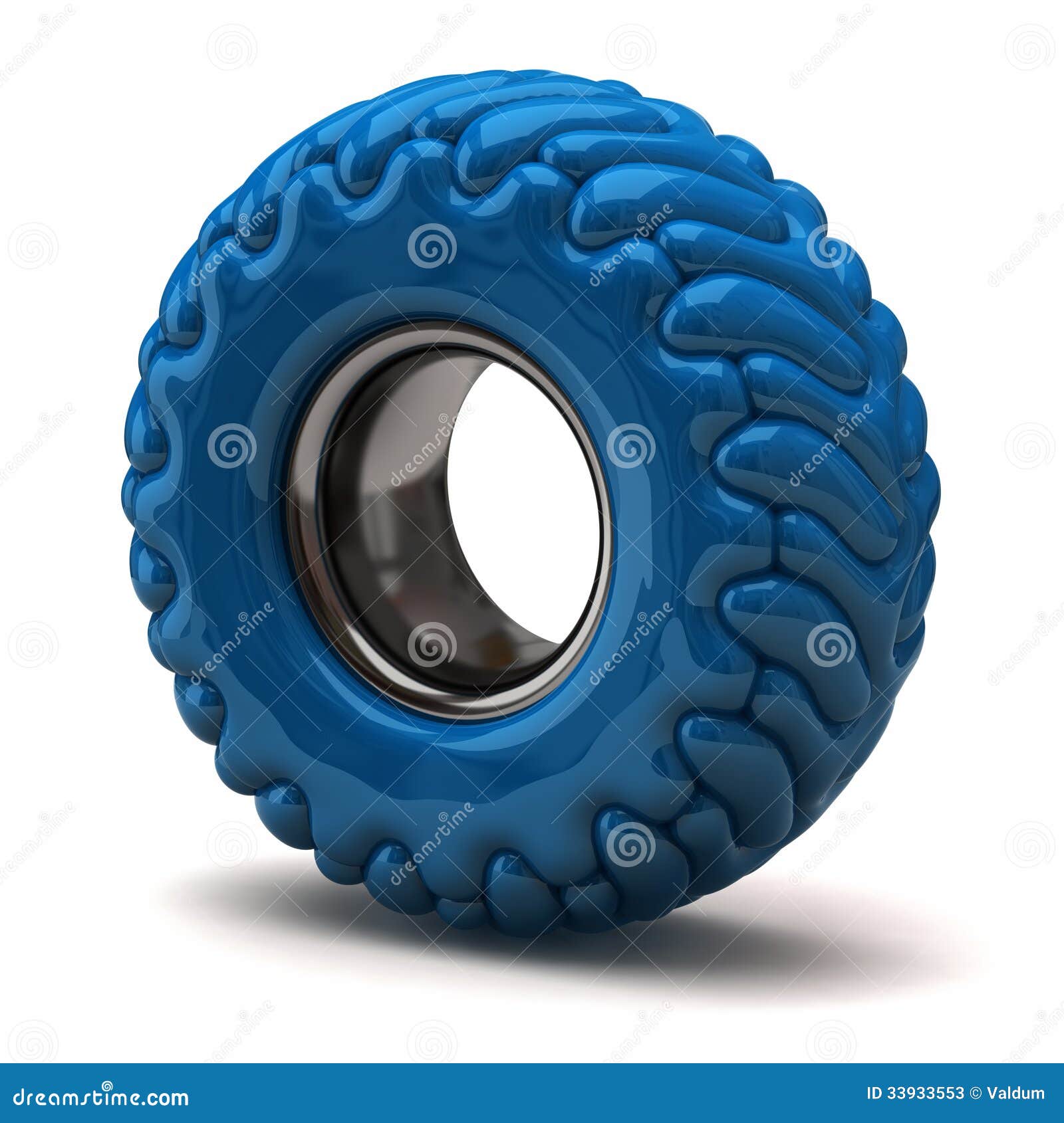 Blue Tire Stock Photos - Image: 33933553