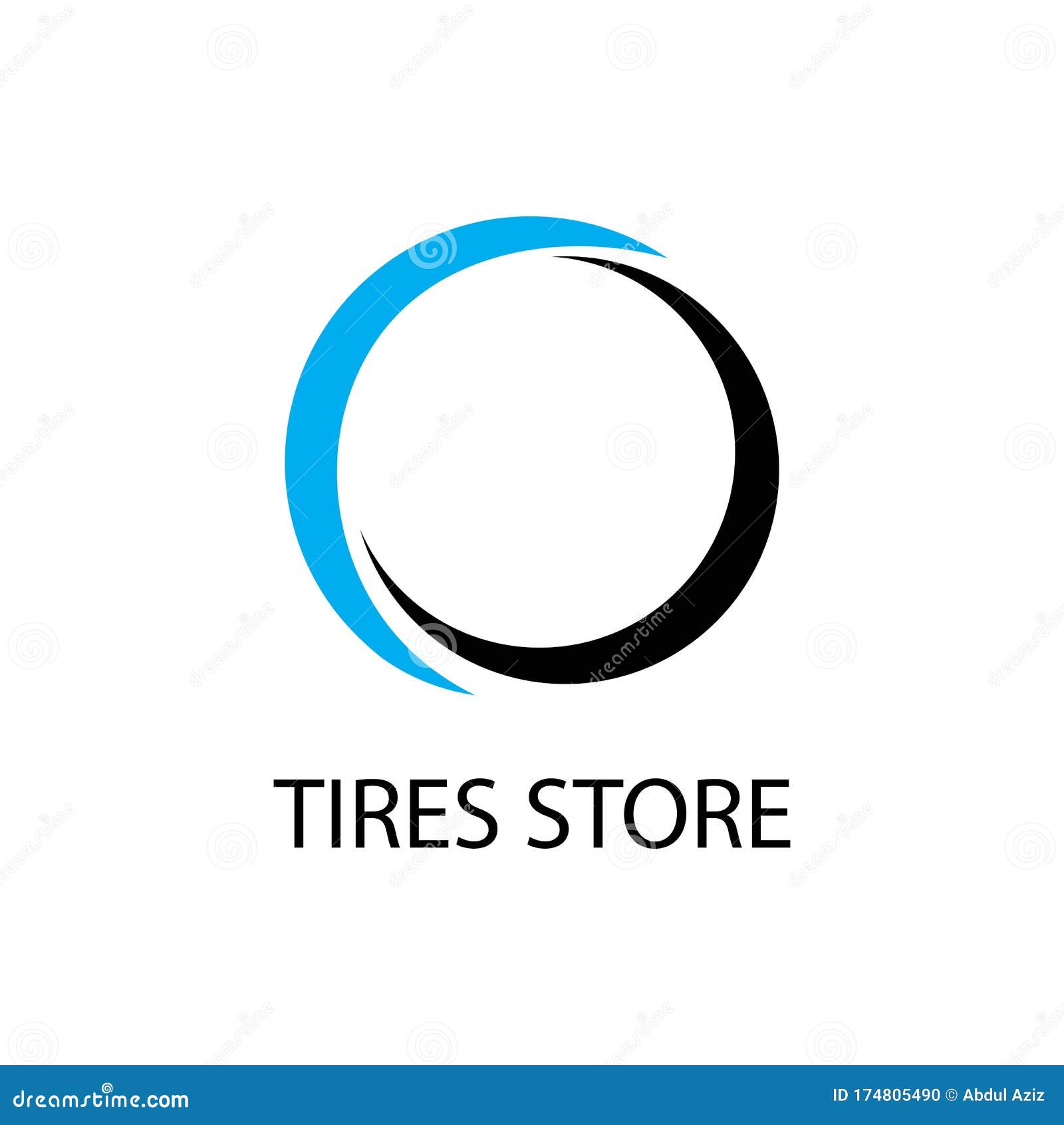 Blue Tires Logo Vector Design Stock Vector - Illustration of badge ...