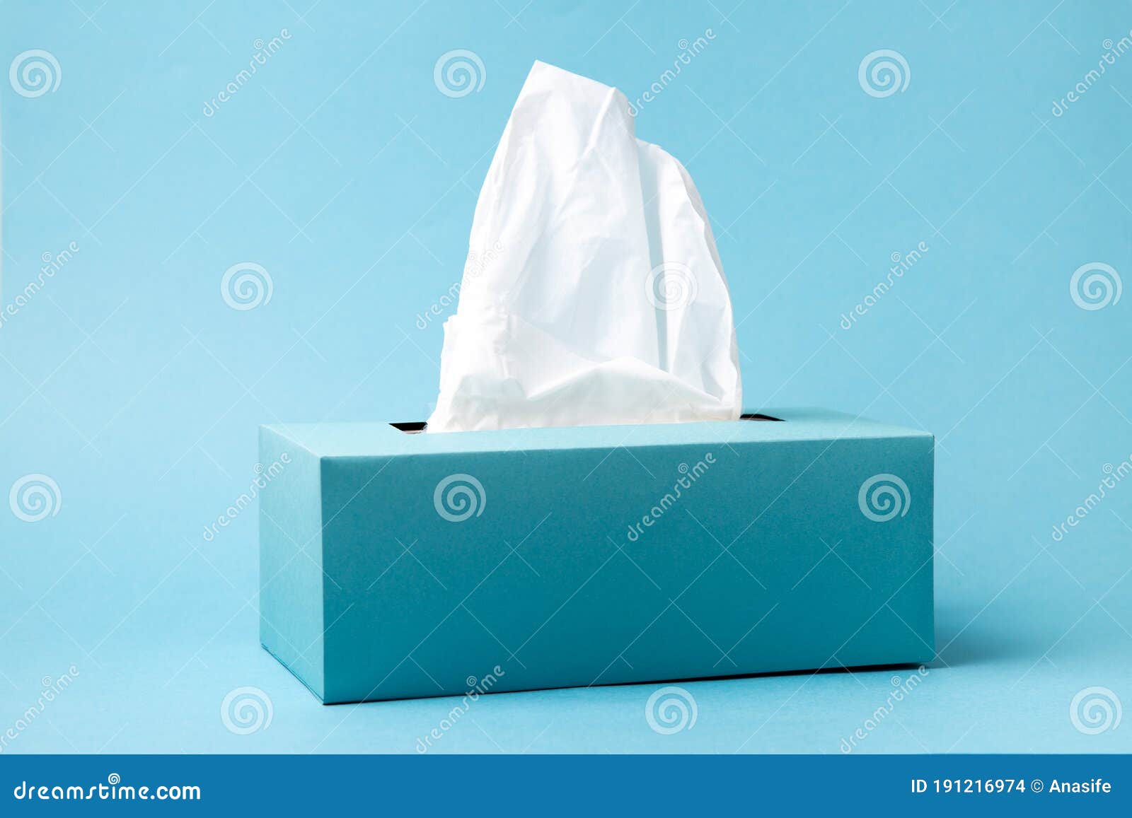 Blue Tissue Pompom Decor Royalty-Free Stock Photo | CartoonDealer.com ...