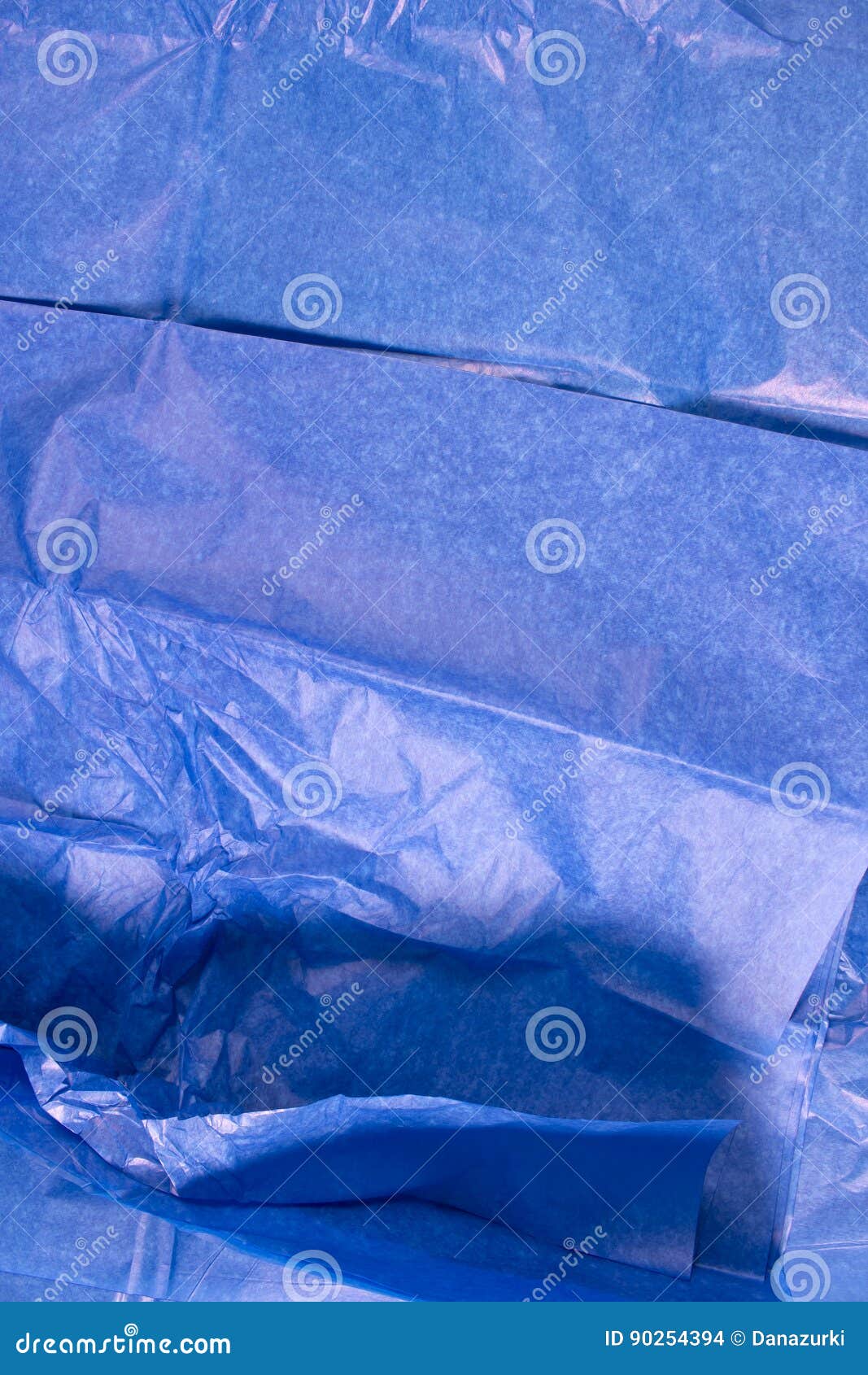 Blue Tissue paper stock photo. Image of tissues, gifts - 90254394