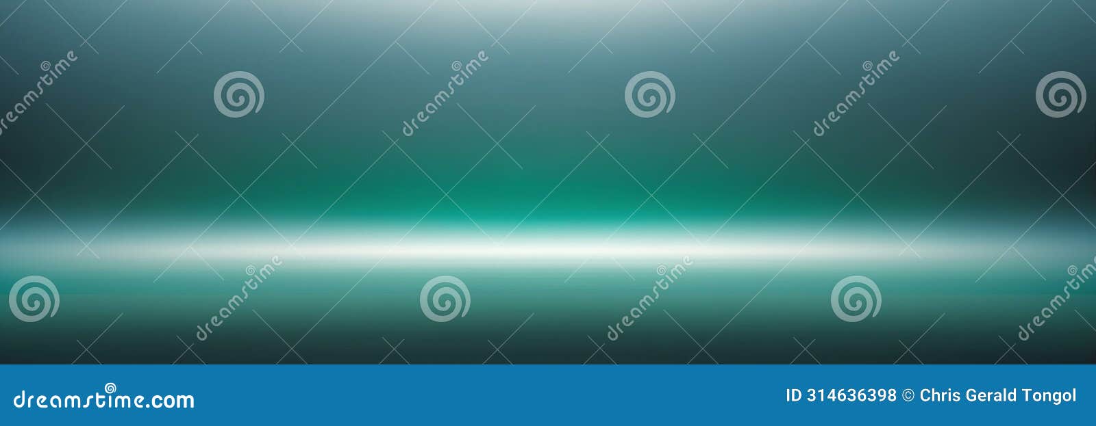 Blue To Green Gradient Soft Spotlight on Plain Black Ai Generated Stock ...