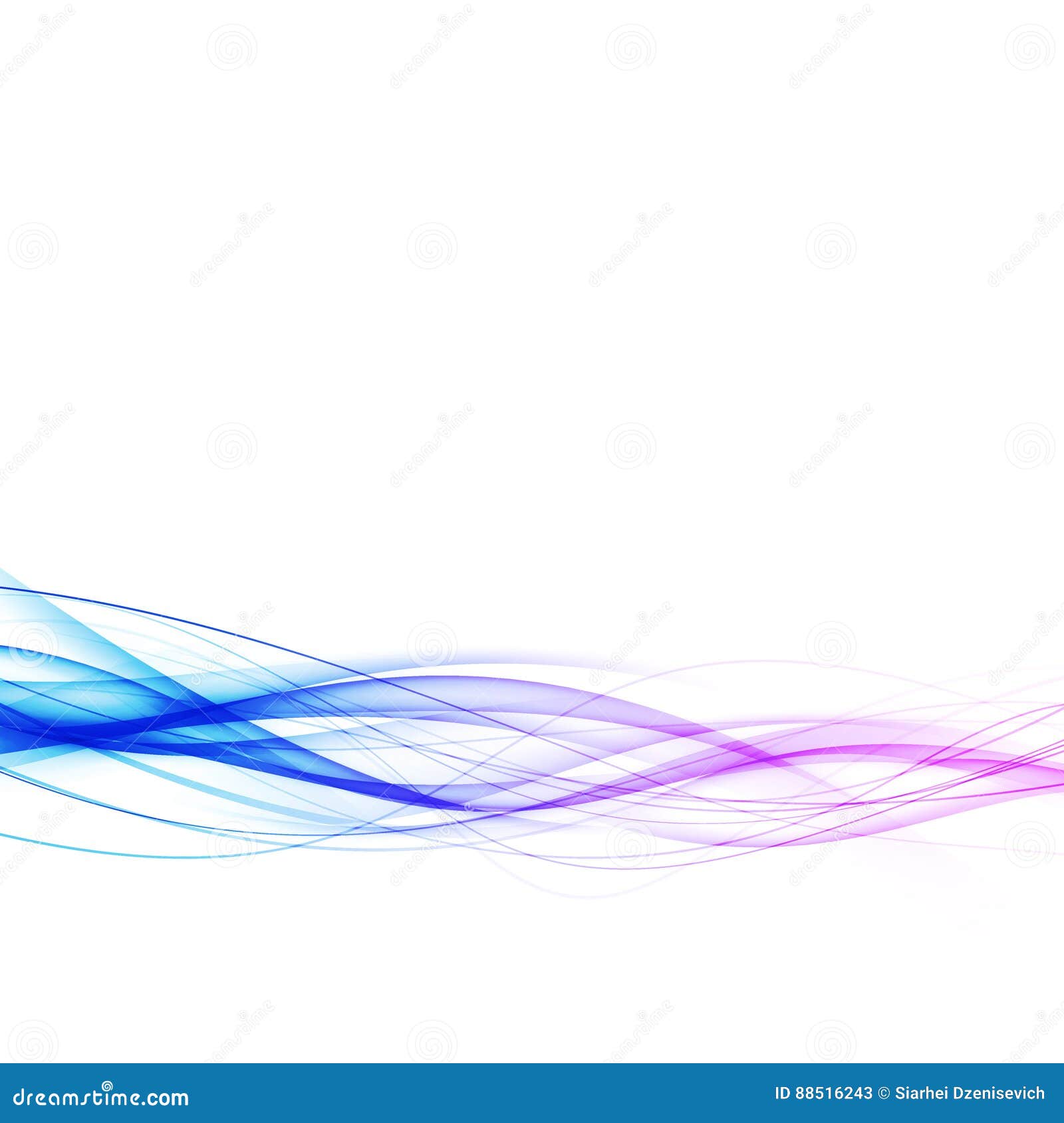 Blue To Pink Dynamic Abstract Swoosh Lines Stock Vector - Illustration ...