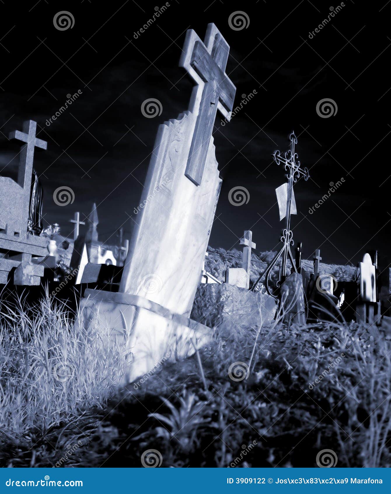 Blue tomb stock photo. Image of monument, coffin, headstone - 3909122