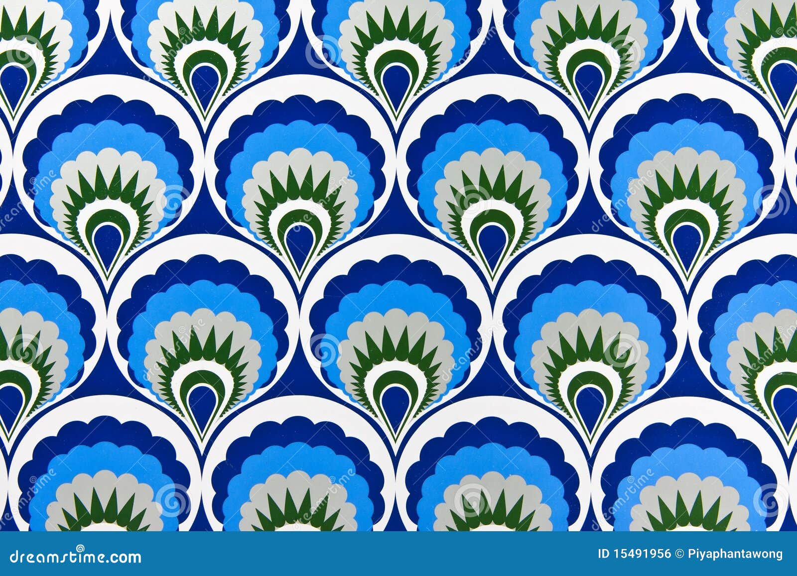 Blue tone pattern stock illustration. Illustration of fashion - 15491956