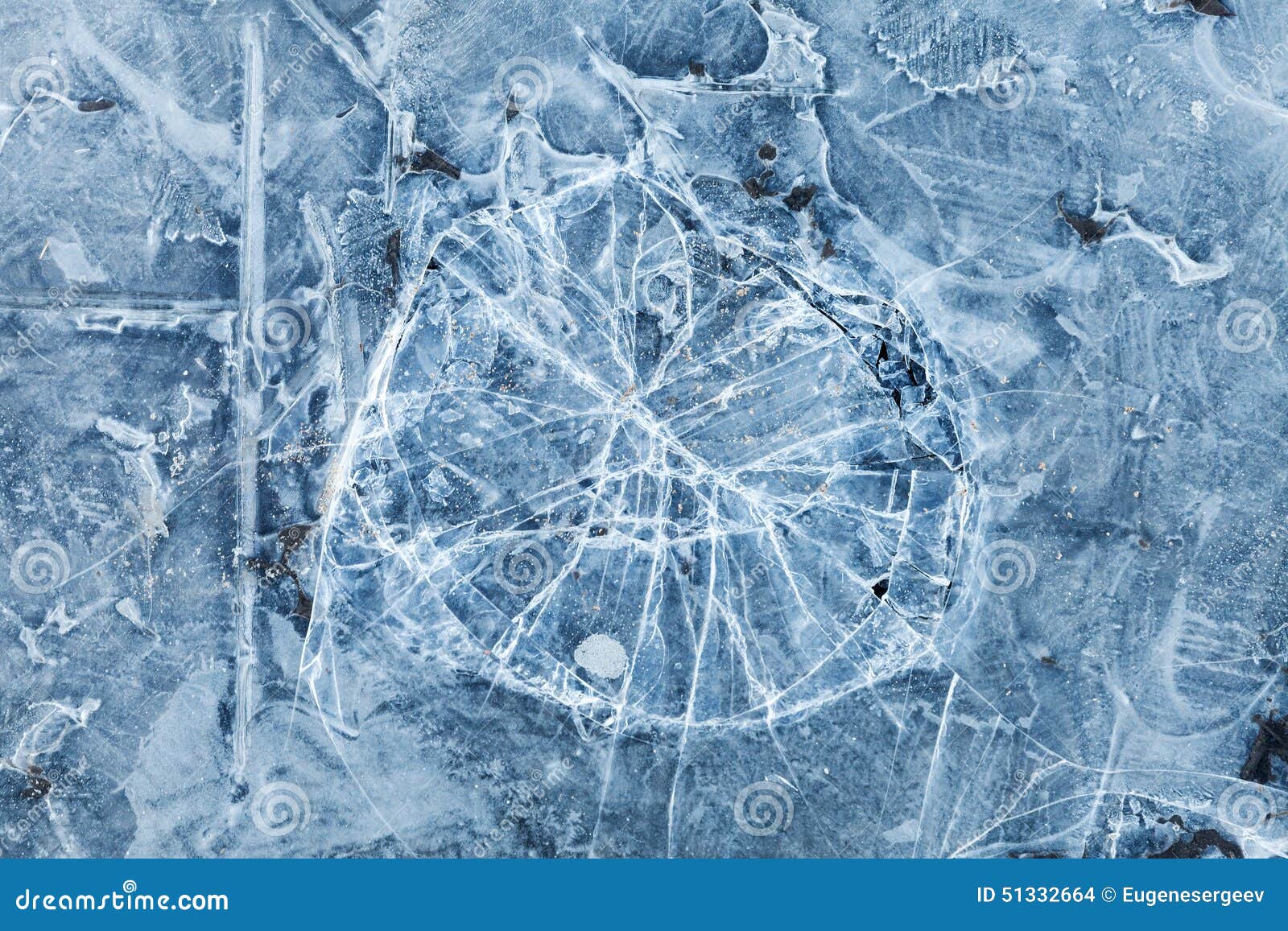 Blue Toned Macro Background Texture of Broken Ice Stock Photo - Image ...