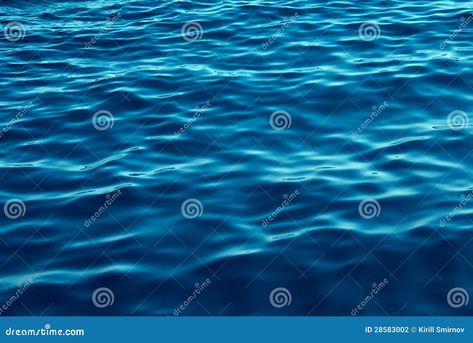 Blue Tones Water Waves Background Stock Photo - Image of shine, blue ...