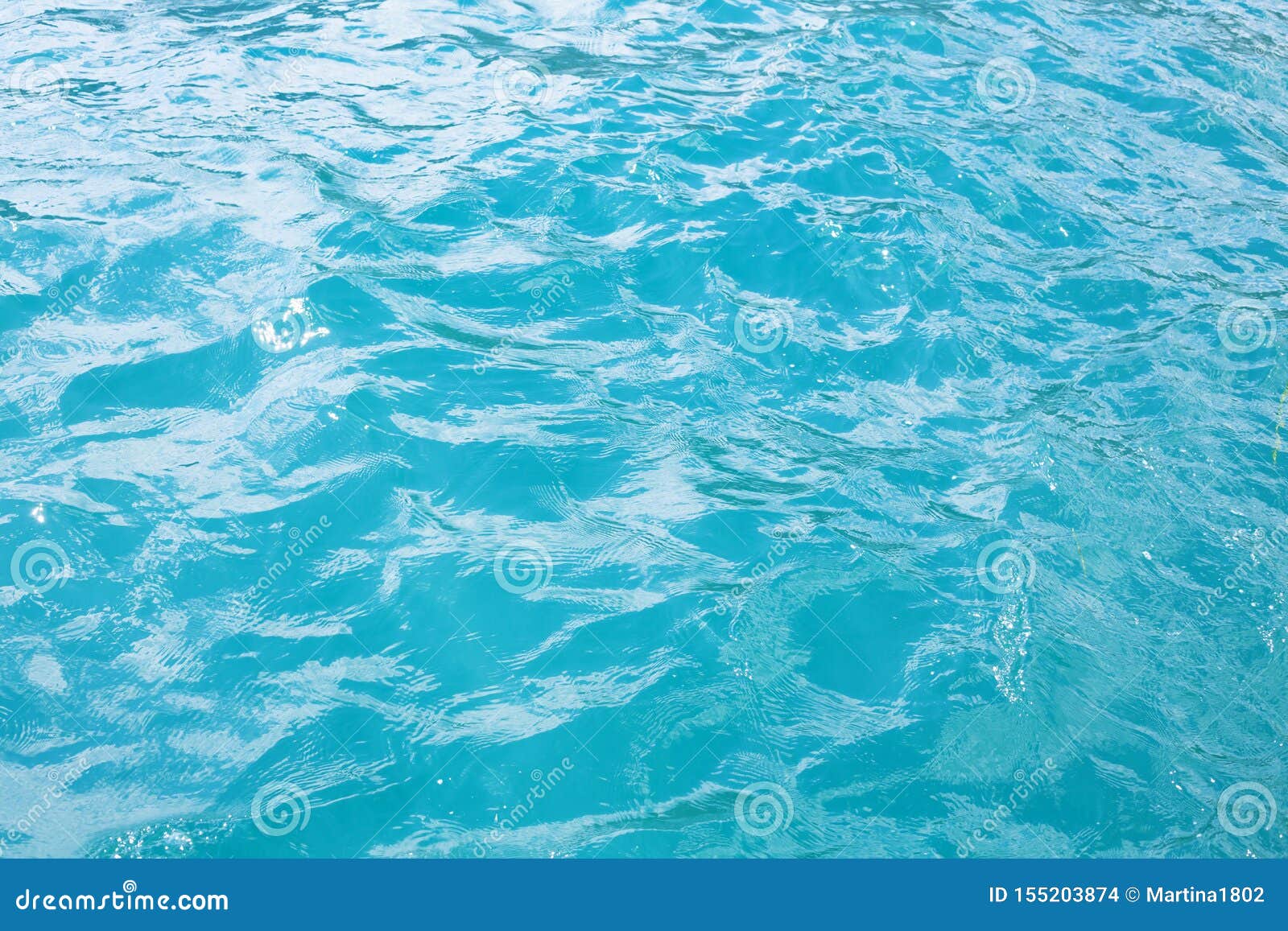 Blue Tones Water Waves stock photo. Image of ocean, turquoise - 155203874
