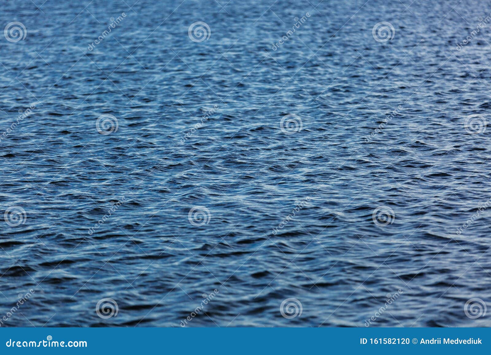 Blue Tones Water Waves Surface As Background Stock Photo - Image of ...