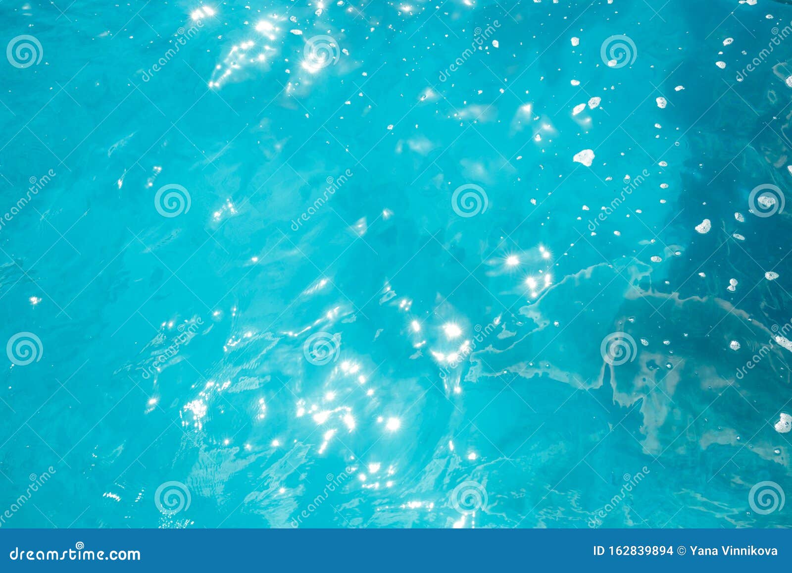 Blue Tones Water Waves Surface As Background Stock Photo - Image of ...