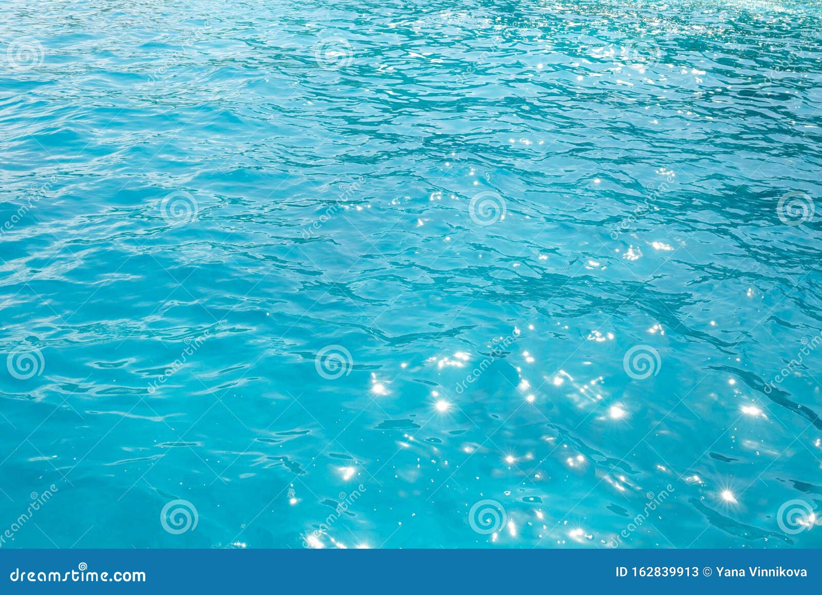 Blue Tones Water Waves Surface As Background Stock Image - Image of ...