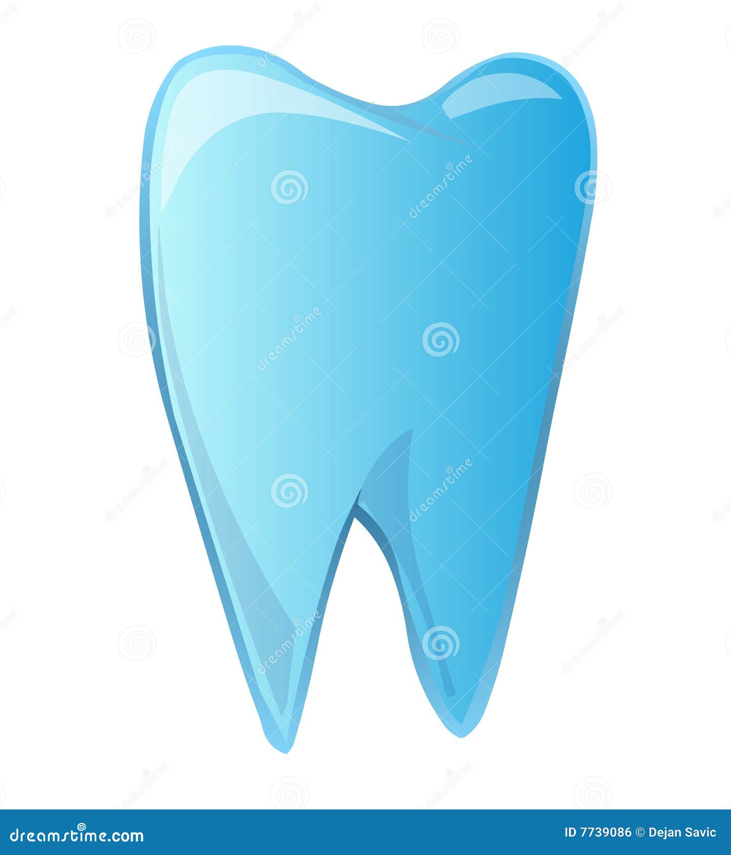 Blue Tooth stock illustration. Illustration of info, comic - 7739086