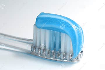 Blue toothbrush stock image. Image of blue, white, isolated - 139967
