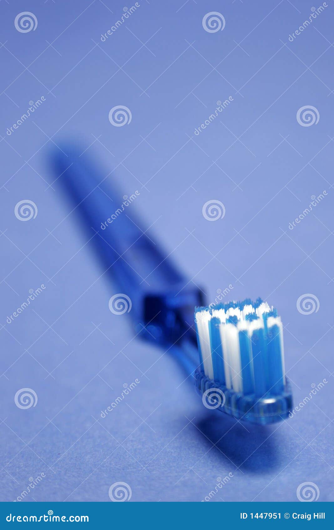 Blue toothbrush stock image. Image of isolated, plastic - 1447951