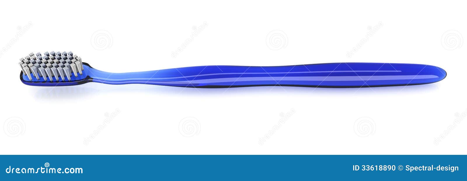 Blue Toothbrush stock illustration. Illustration of white - 33618890