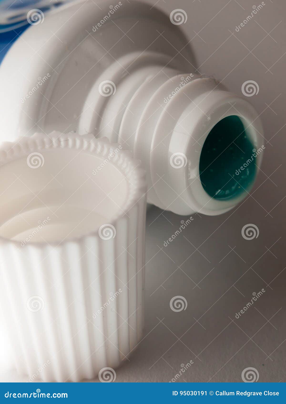 Blue Toothpaste Tube without Lid for Clean Teeth Stock Image - Image of ...