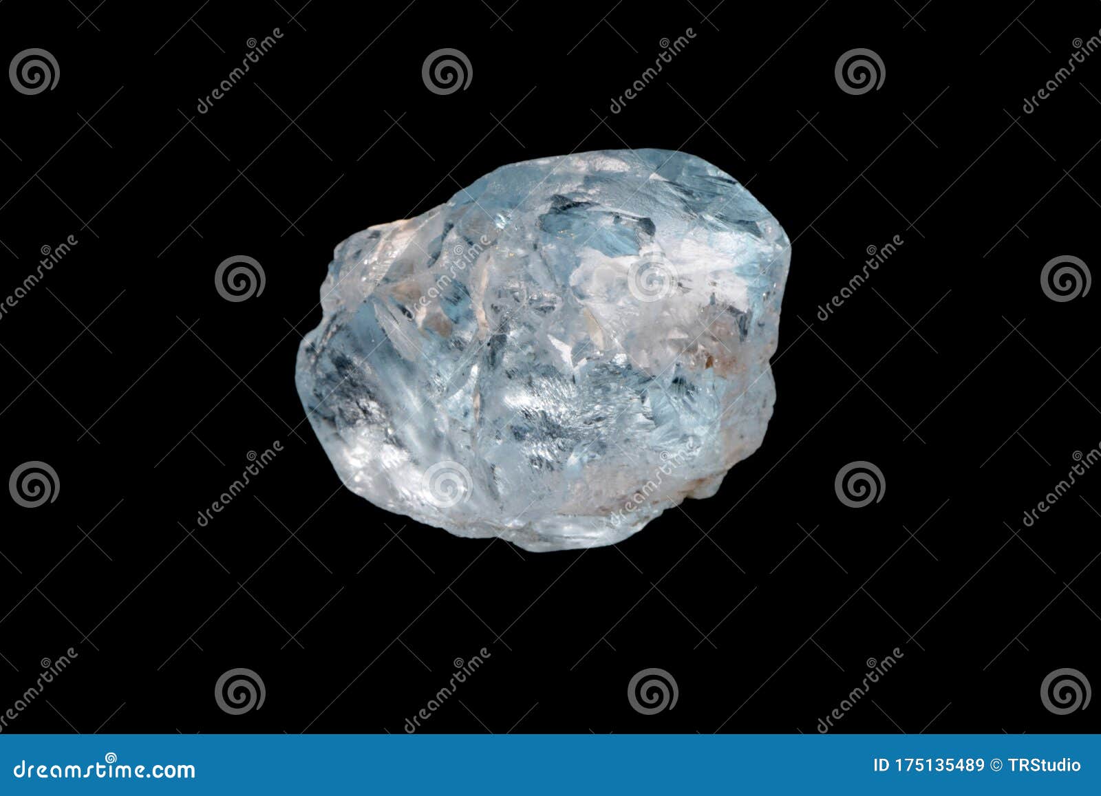 Blue Topaz stock image. Image of blue, background, mineral - 175135489
