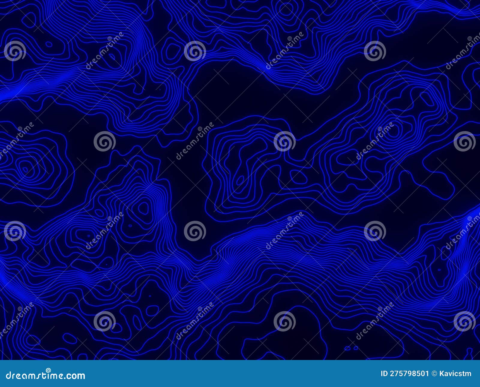 Topographic Terrain. Contour Line Map Stock Illustration - Illustration ...