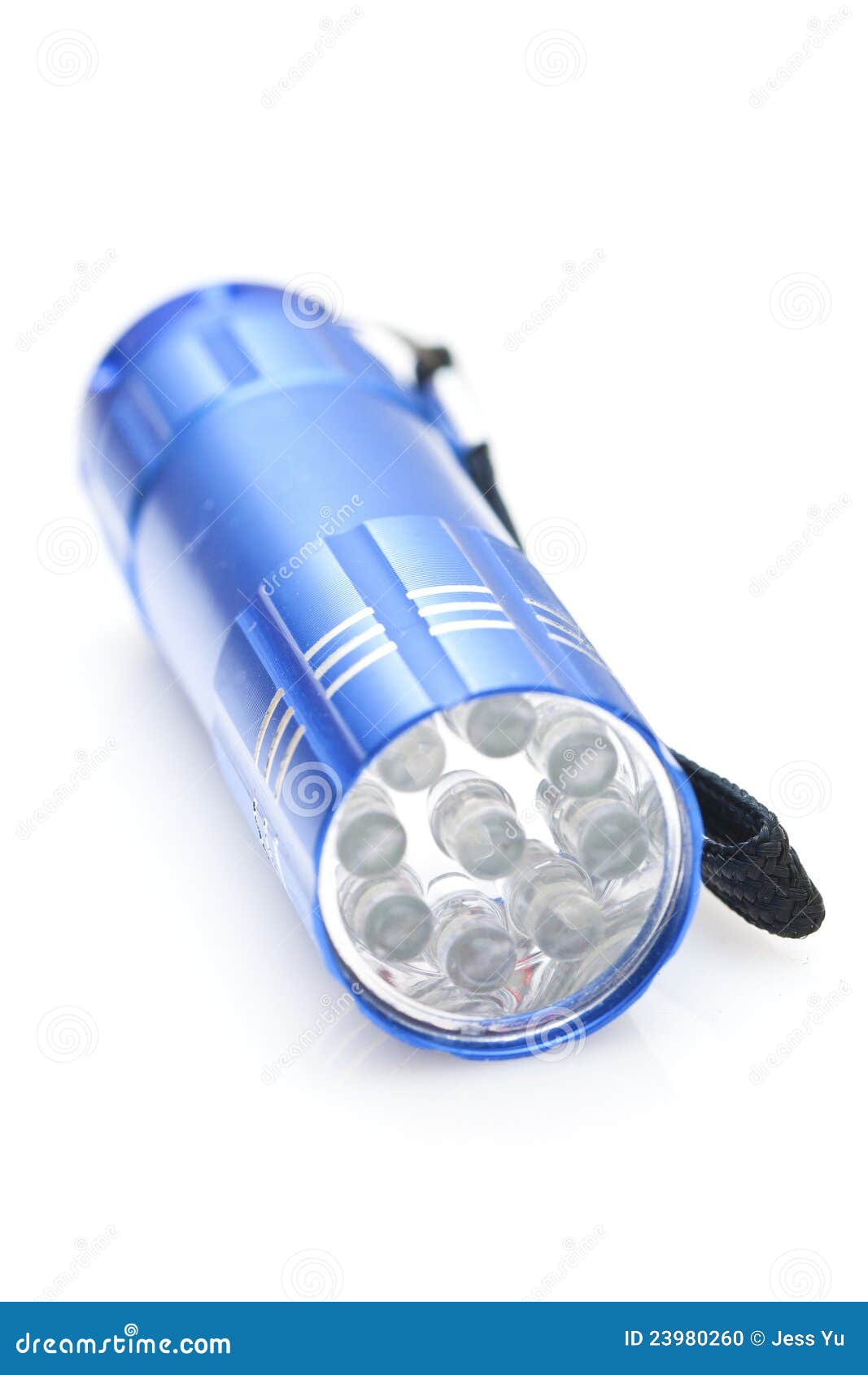 Blue torch stock photo. Image of battery, lamp, camping - 23980260