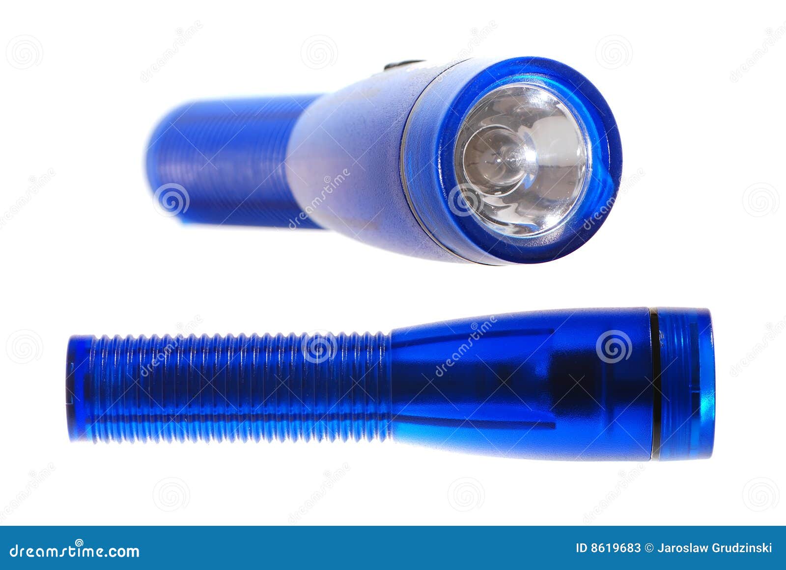 Blue torch stock image. Image of illuminated, illuminate - 8619683