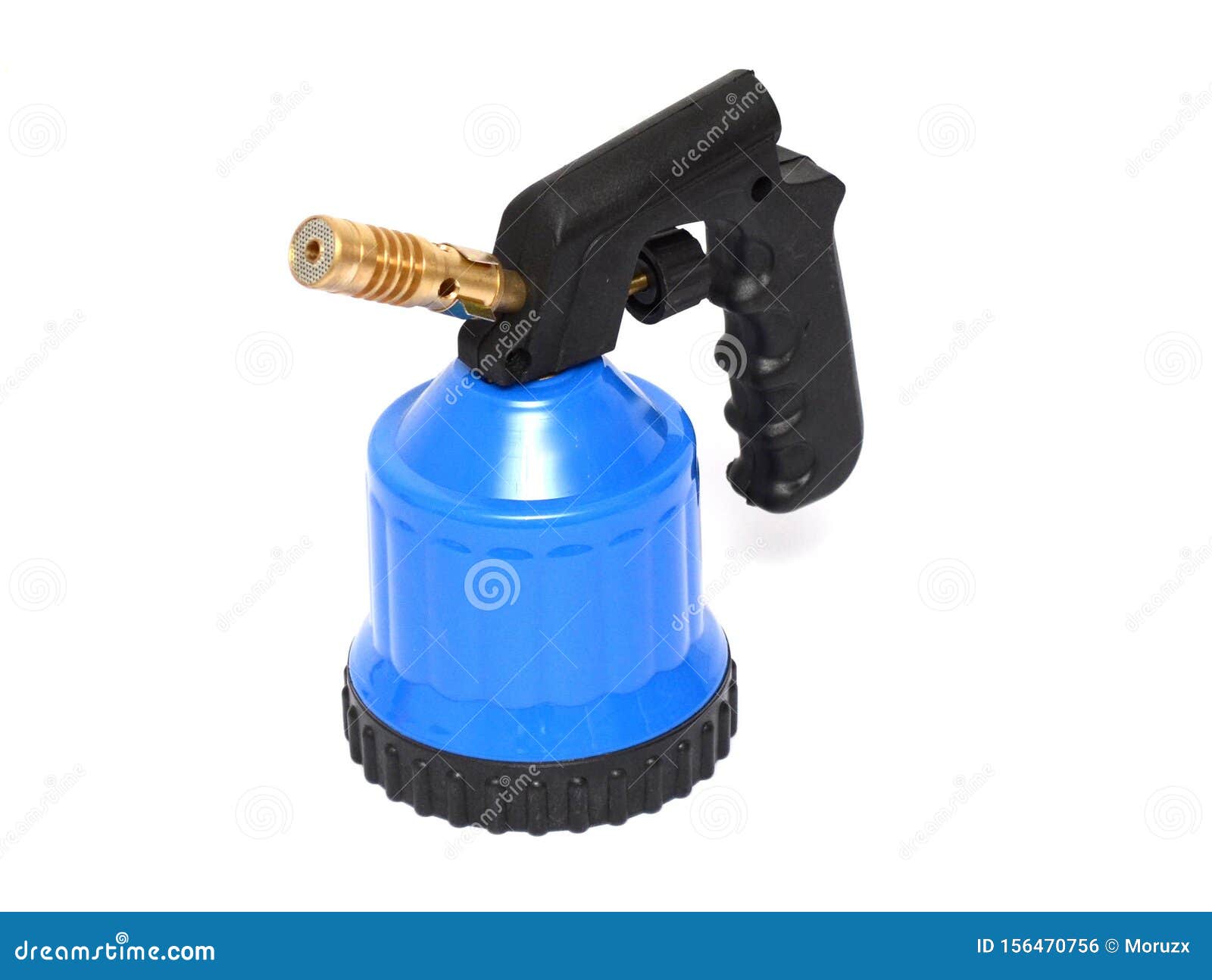 Blue Torch Burner Tool on White Stock Photo - Image of green, arzator ...