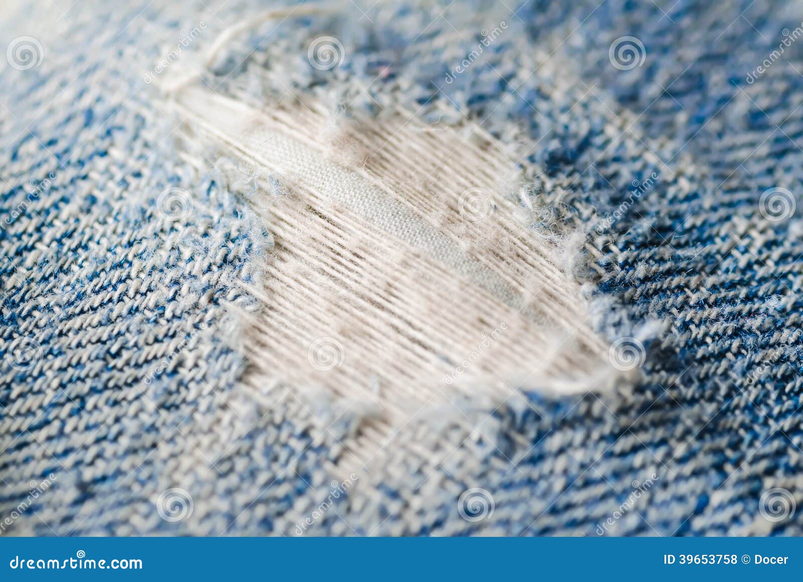 Blue Torn Denim Jeans Texture Stock Photo - Image of denim, casual ...