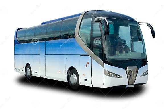 Blue Tour Bus stock image. Image of transit, economy, carrier - 7699059