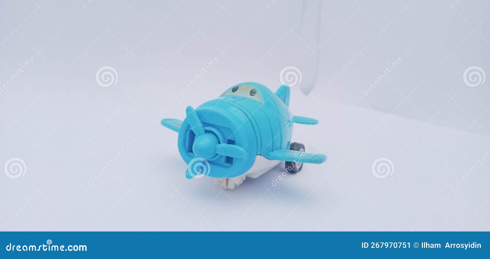 Blue toy airplane stock image. Image of plane, jewellery - 267970751