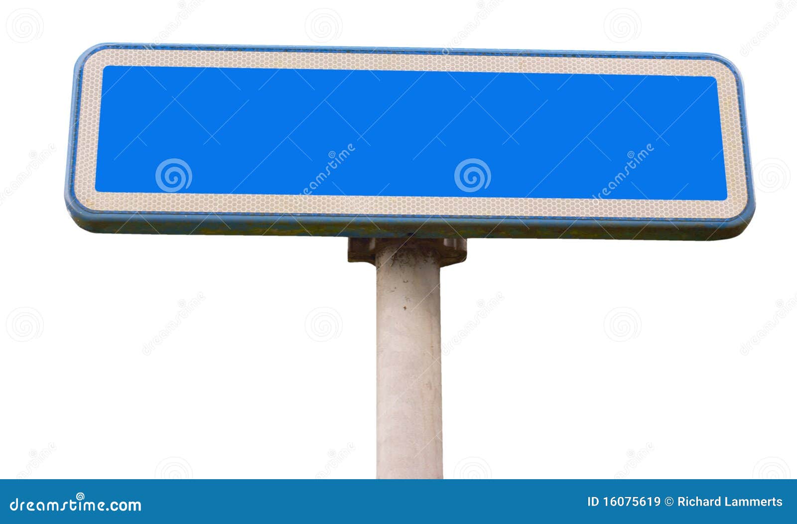 Blue traffic sign stock image. Image of empty, signboard - 16075619