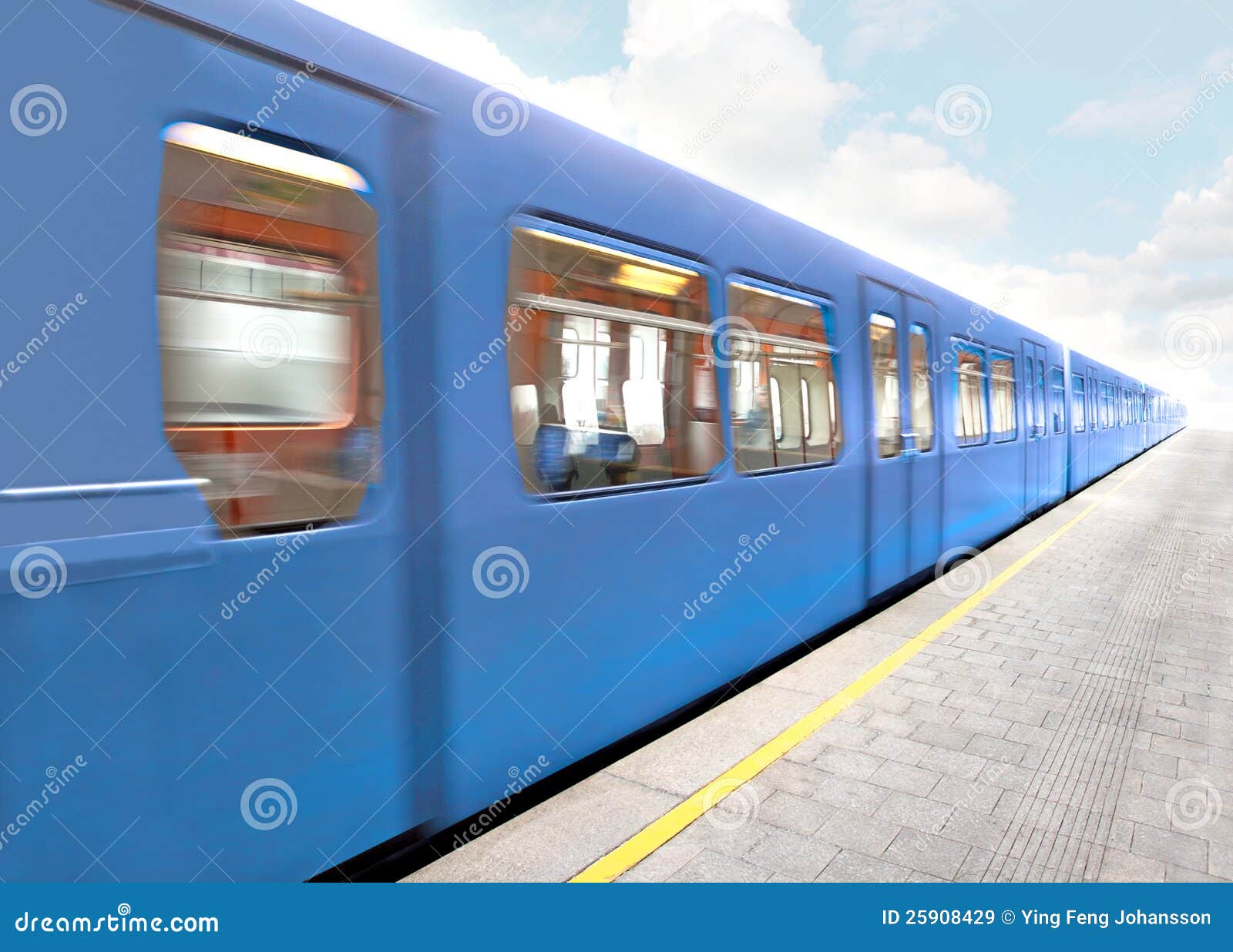 Blue train stock image. Image of motion, sparse, transport - 25908429
