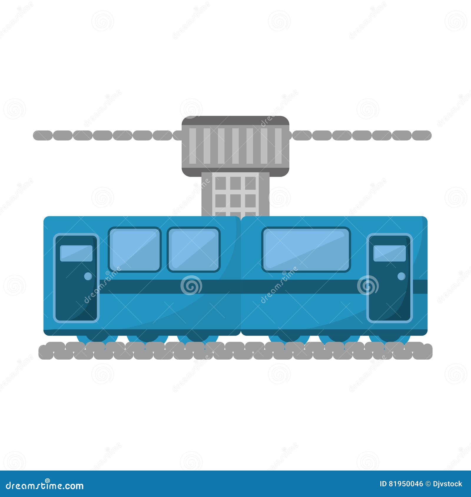 Blue Train Cabine Vacation Travel Stock Vector - Illustration of ...
