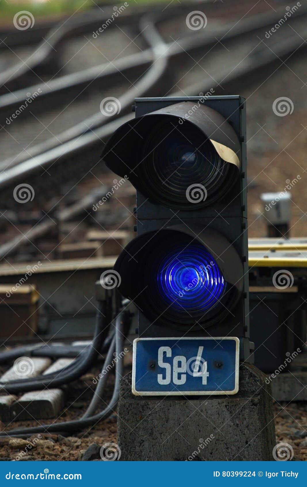 Blue train traffic light stock photo. Image of light - 80399224