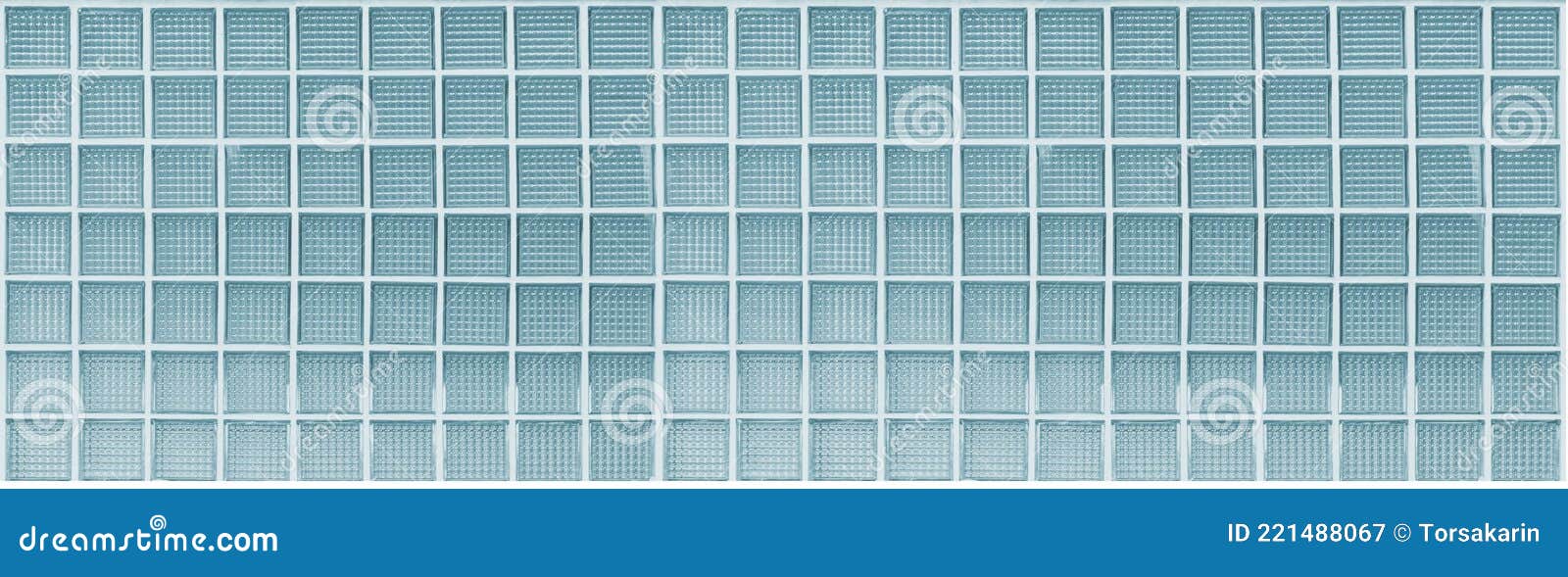 Blue Translucent Glass Block Wall Pattern and Background Seamless Stock ...