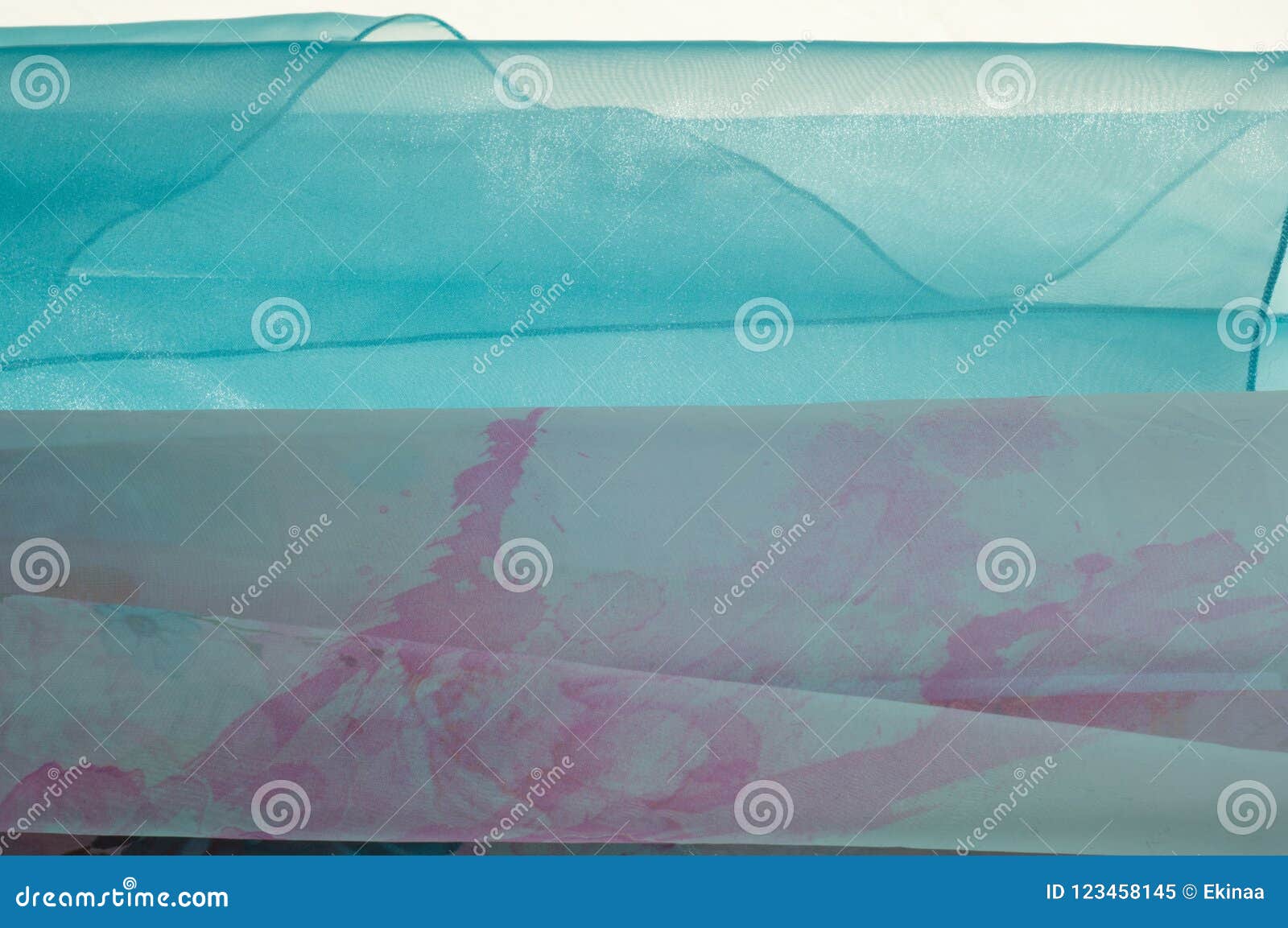 Blue Transparent Fabric Texture Stock Image - Image of fabric, elegant ...