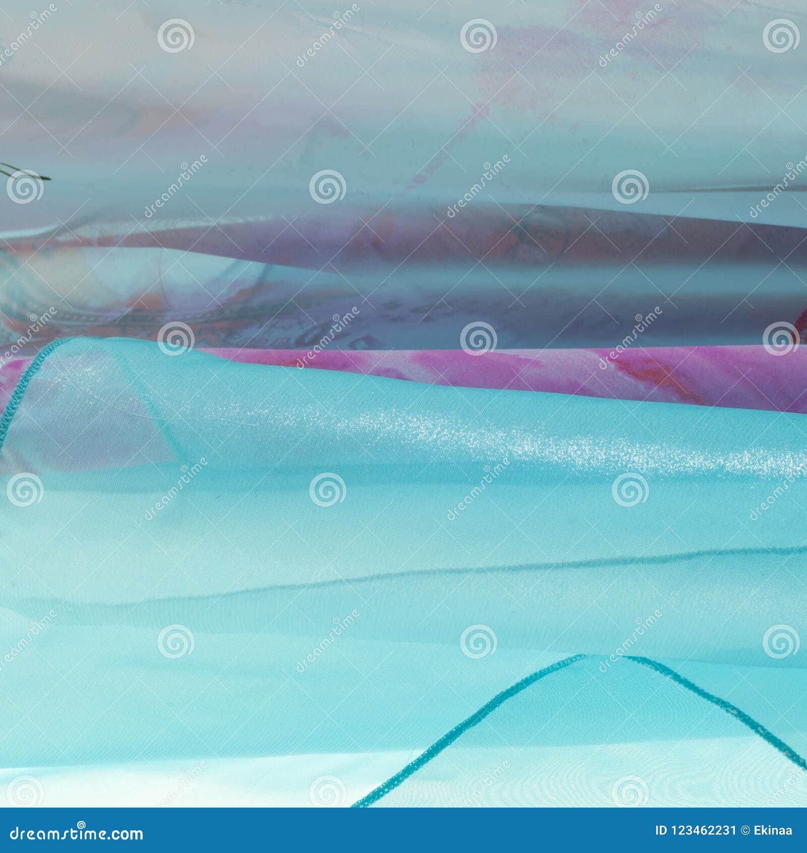 Blue Transparent Fabric Texture Stock Image - Image of bright, design ...