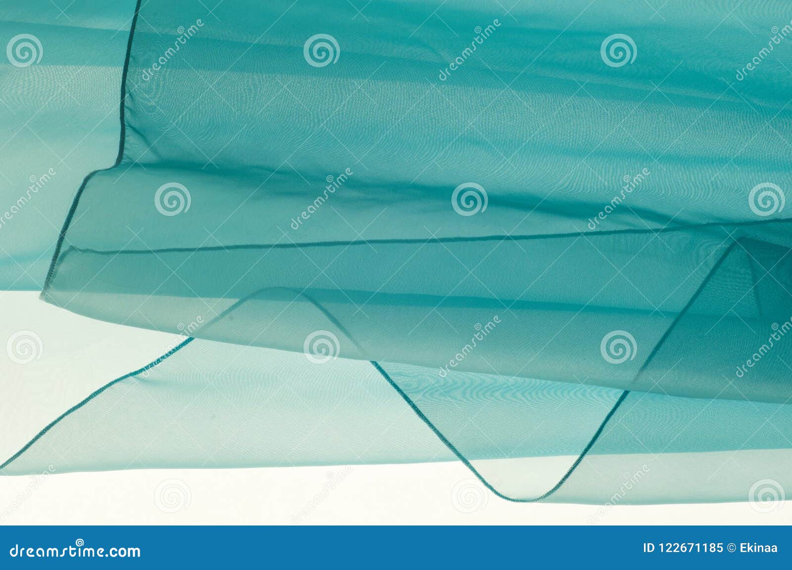 Blue Transparent Fabric Texture Stock Image - Image of luxury ...