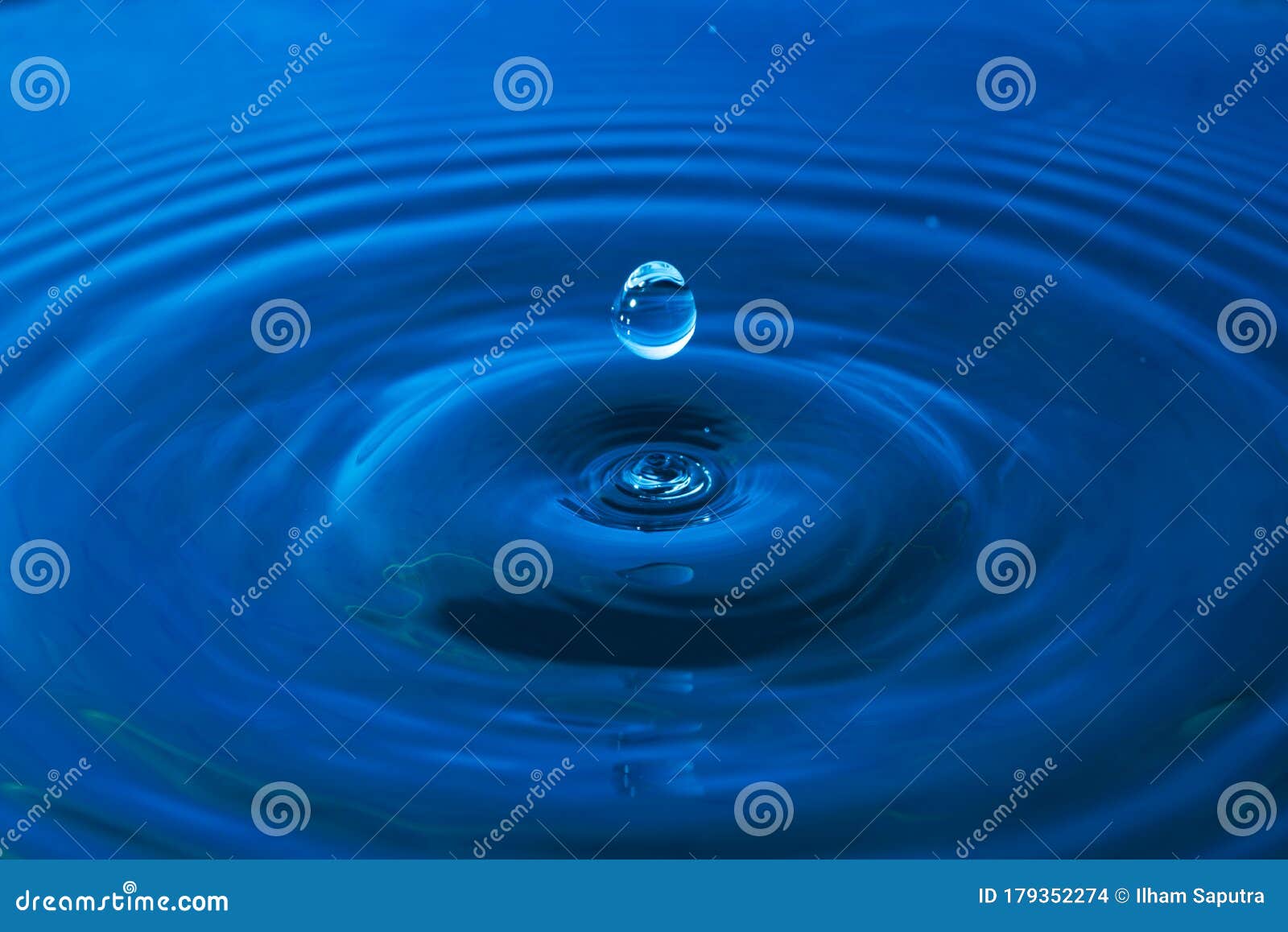 Blue Transparent Water Drop Splash Stock Photo - Image of clean, drop ...