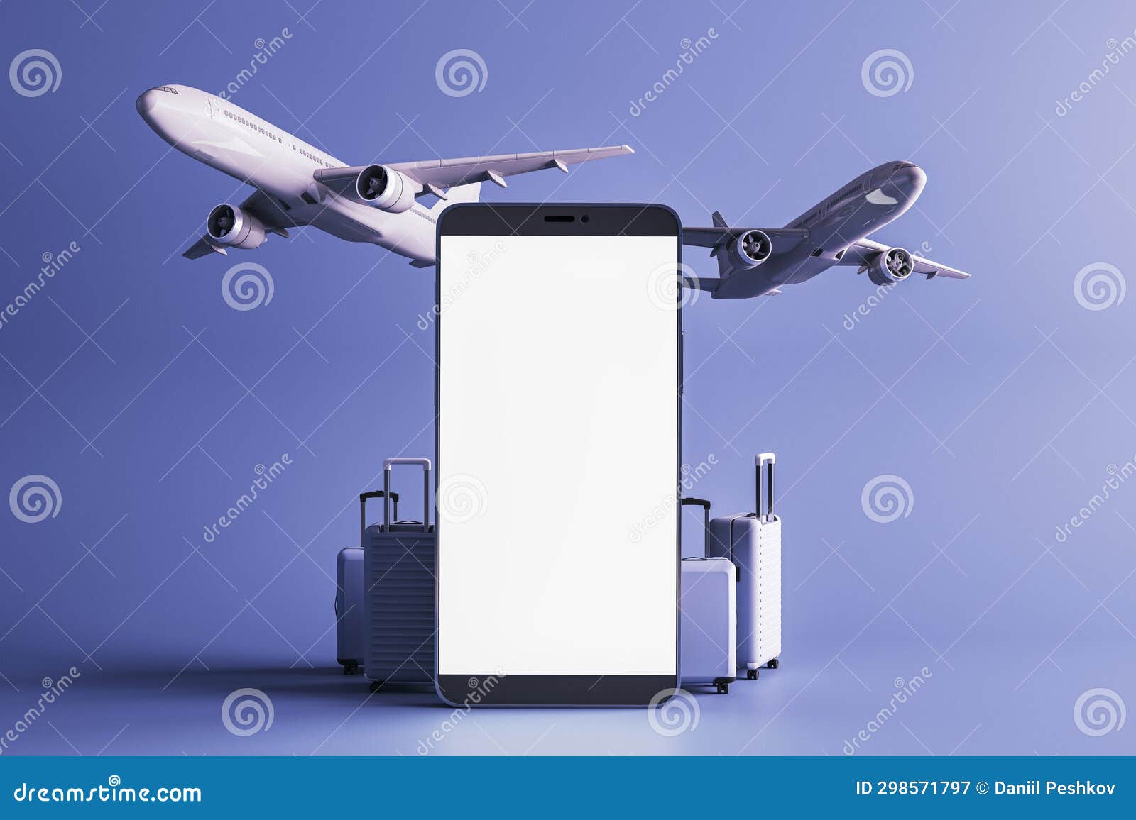 Travel Visualization Close Up Of A Map With Model Airplane Background ...