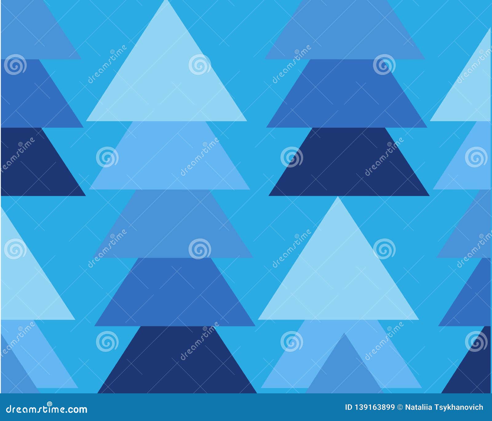 Abstract Blue Vector Background with Triangles Stock Vector ...